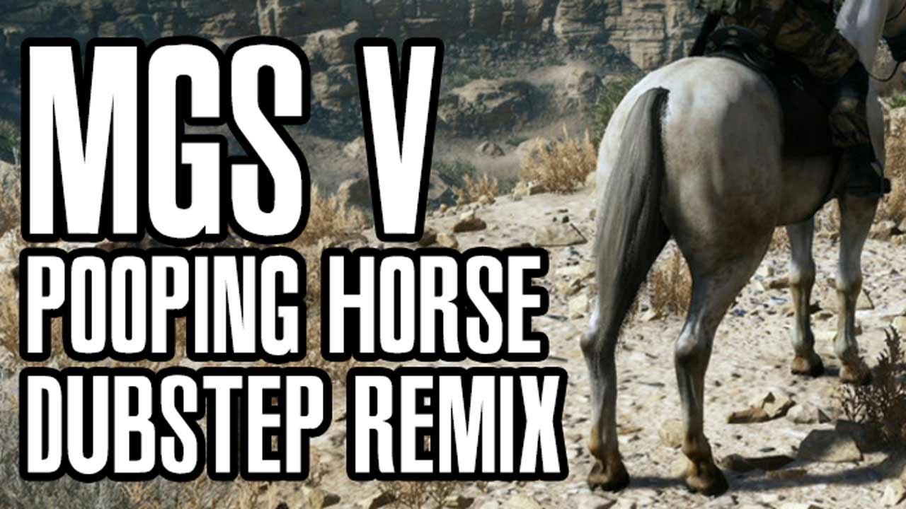 Metal Gear Solid V: The Phantom Pain Pooping Horse Dubstep Remix - YouTube