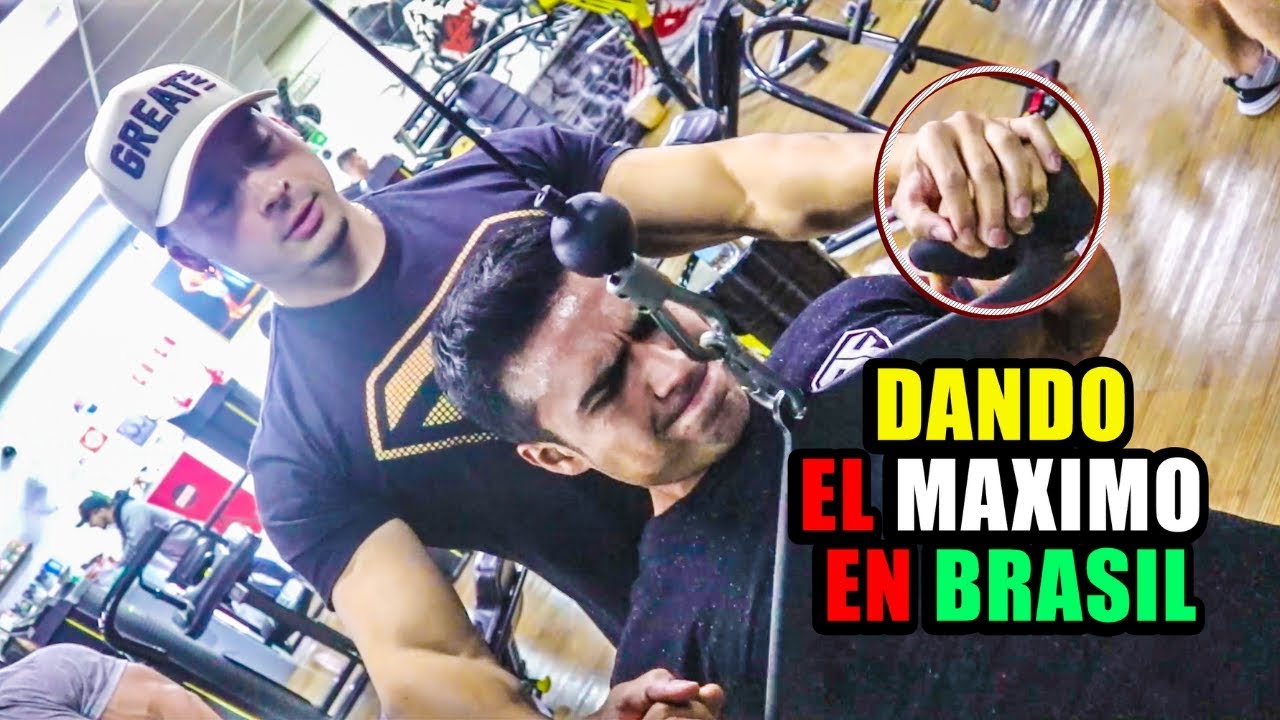 ENTRENANDO CON FELIPE FRANCO EN BRASIL Y POSES (A 3 DIAS MUSCLECONTEST ...