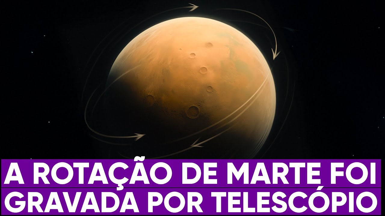 Telescópio grava a rotação completa de Marte - YouTube