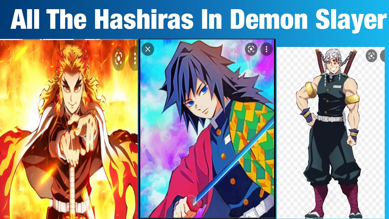 All the Hashiras in the anime edit - YouTube