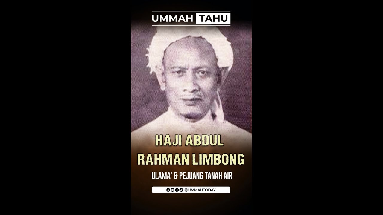 Haji Abdul Rahman Limbong | Ulama' & Pejuang Tanah Air - YouTube