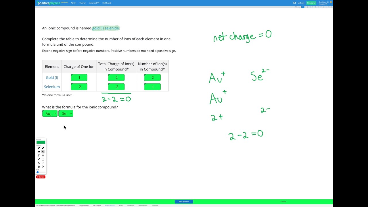 Chemistry - Advanced Ionic Compounds - Transition Metals: Writing ...