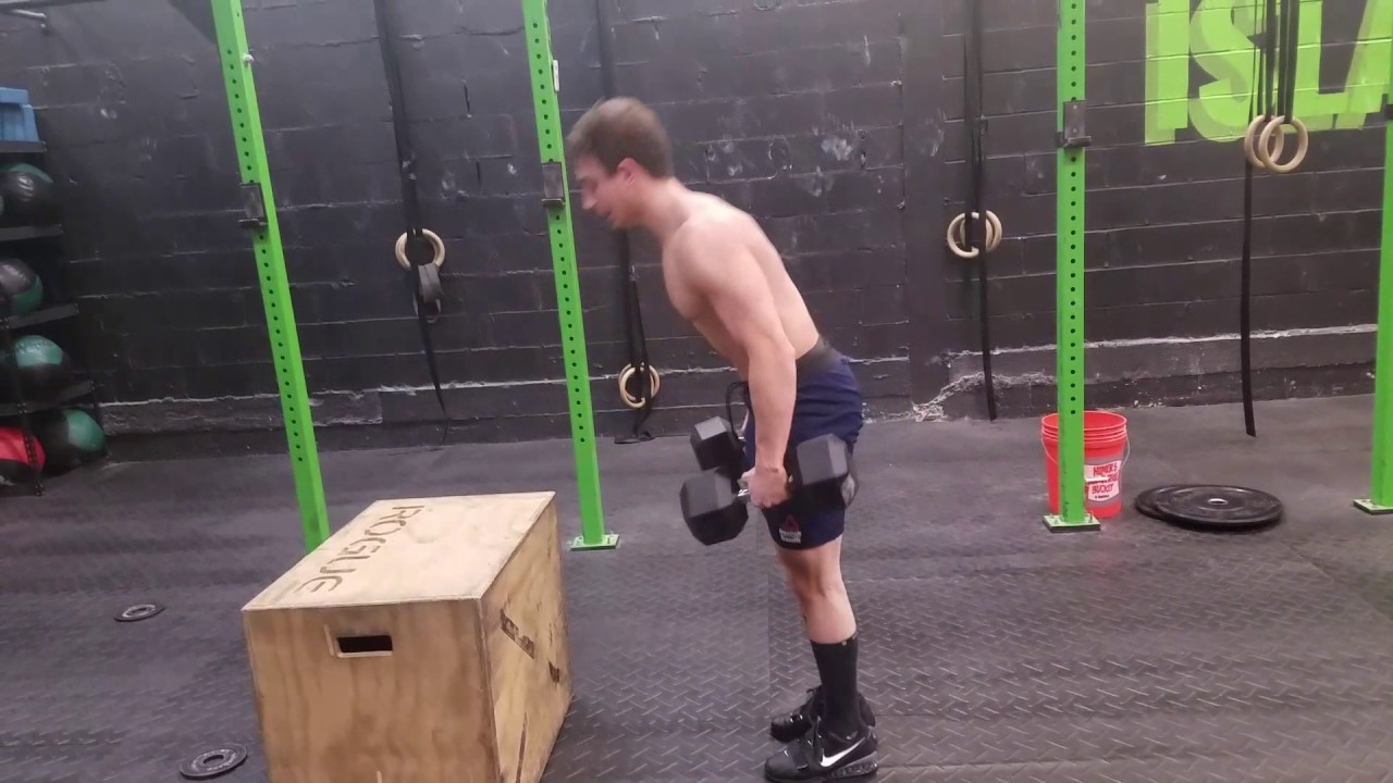 Demo and instruction - DB Burpee Box step ups. - YouTube