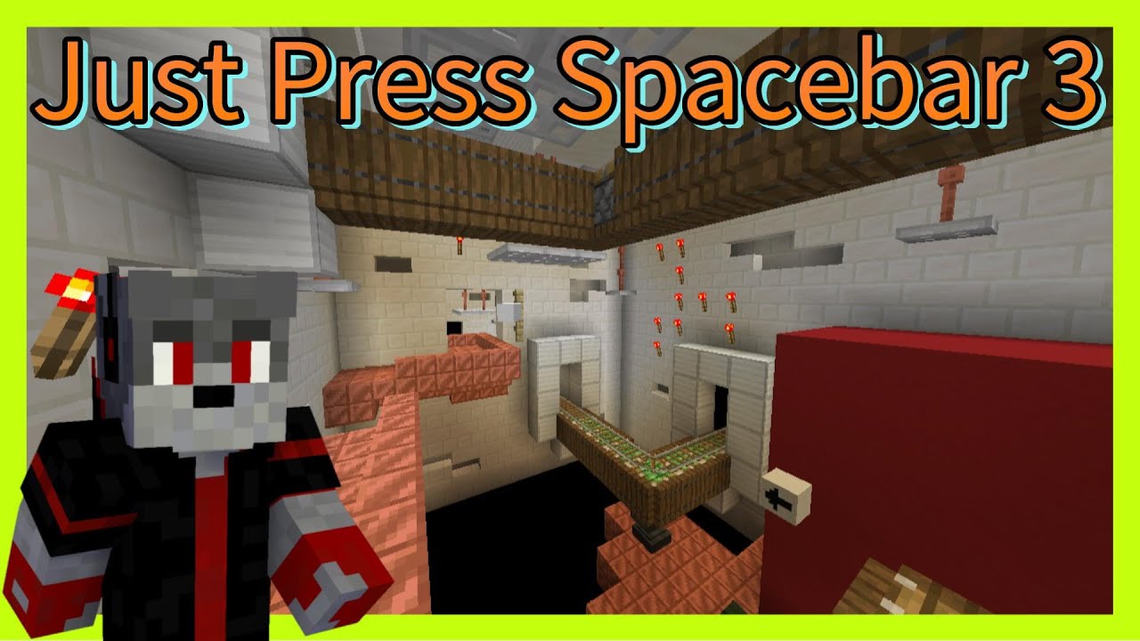 又來一張競速跑酷地圖!?｜Just Press Spacebar 3｜『Minecraft｜跑酷』｜【狼犬】 - YouTube