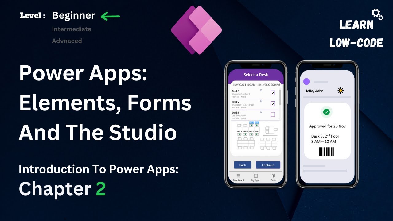 Power Apps For Beginners Chapter 2: Elements, Functions and Forms ...