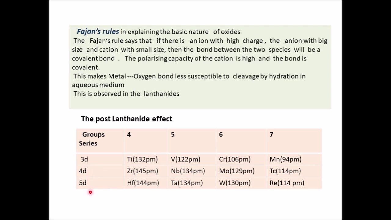 F block elements Part - 04 - YouTube