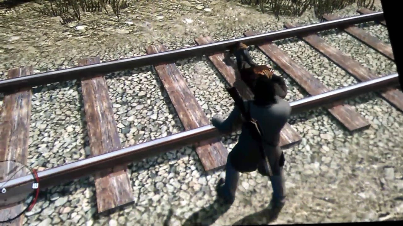 Red dead redemption train vs human - YouTube