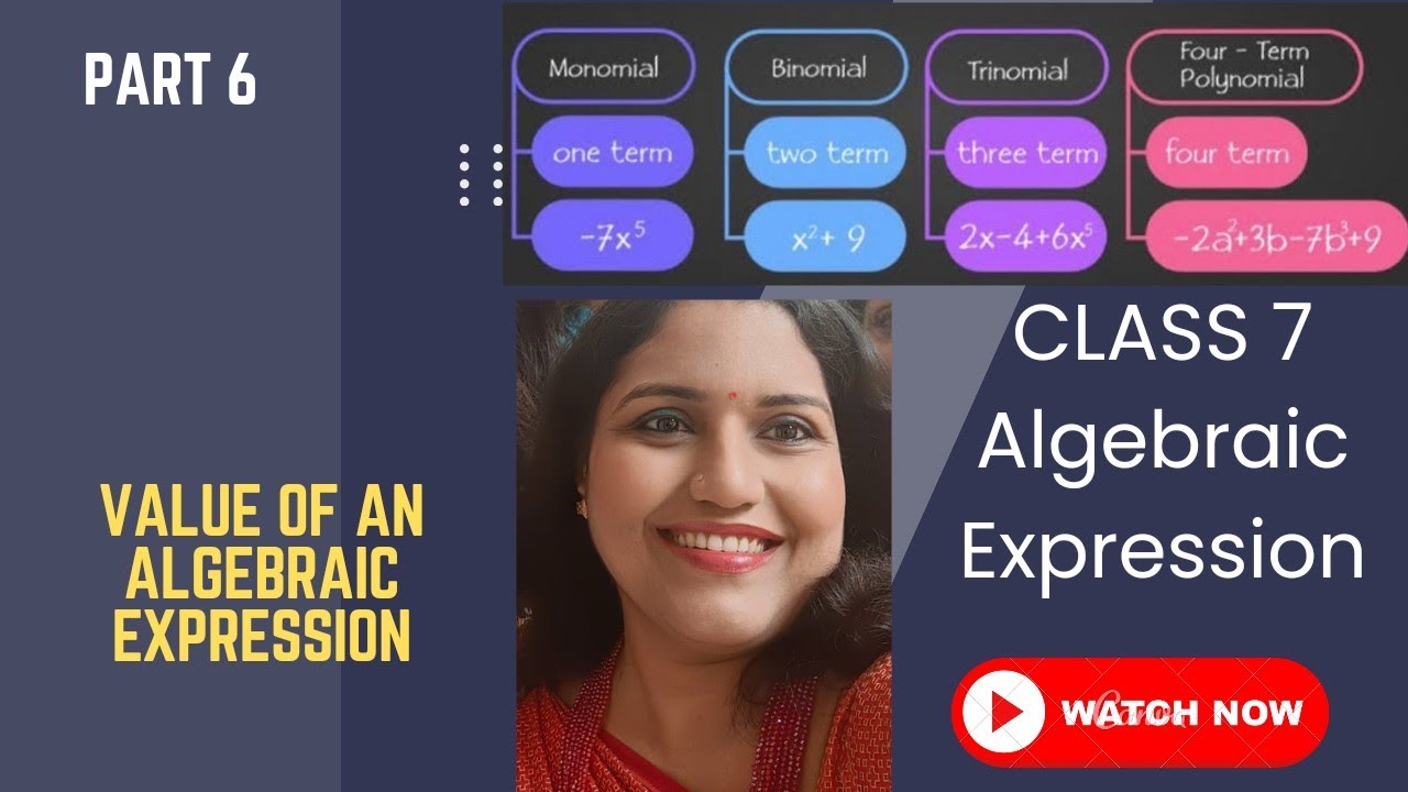 Value of algebraic Expressions |Class 7 | Algebraic Expressions | NCERT ...