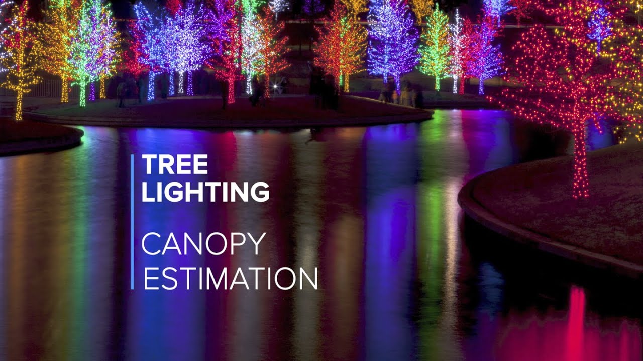 Tree Lighting: Canopy Wrapping Estimation - YouTube