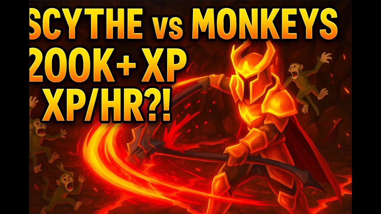SCYTHE vs MONKEYS: 200K+ XP/HR in Max Gear (Sunfire Fanatic Build ...