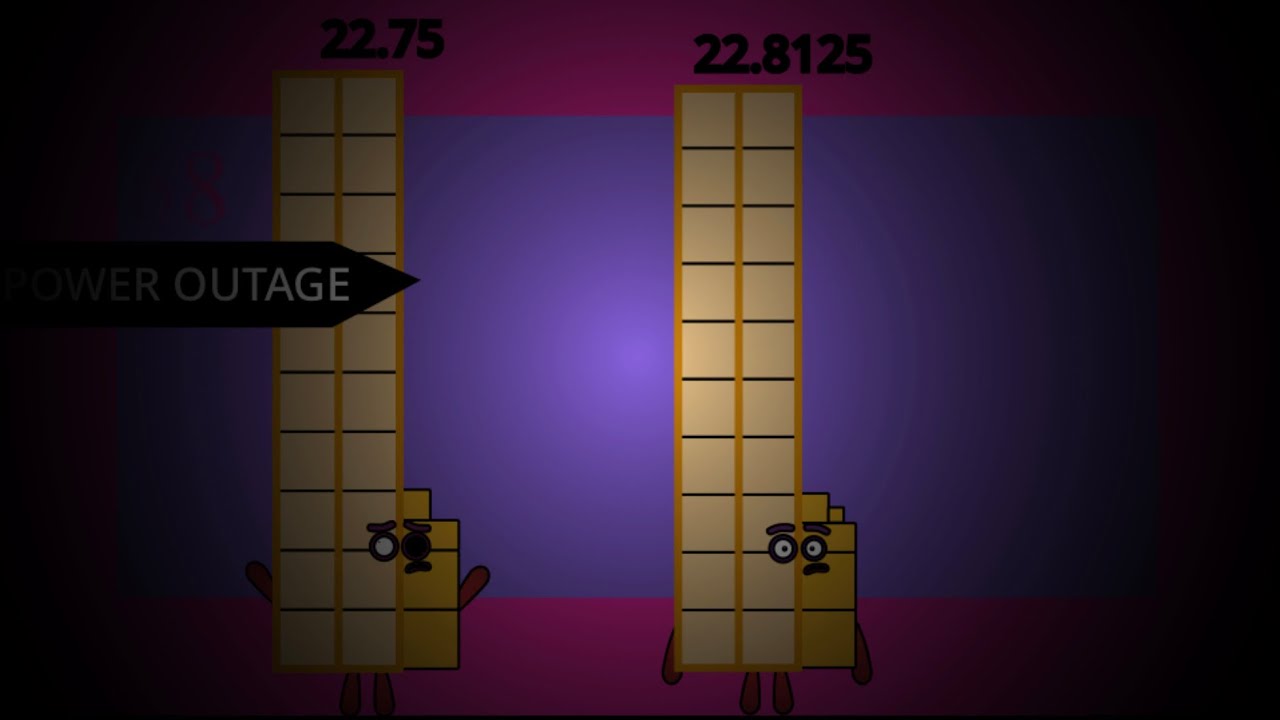 Numberblocks Band Sixteenths 68 (Power Outage Warning) - YouTube