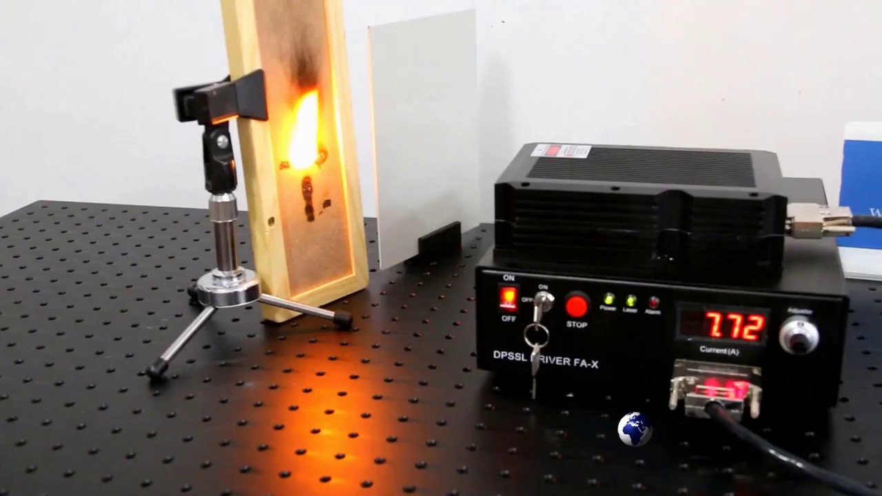 808nm 45W High Power IR Laser System - YouTube