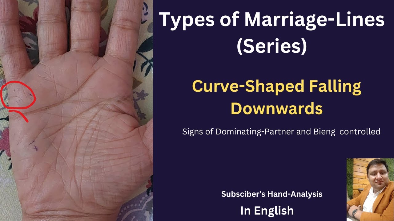 Curve-Shaped Marriage-Line in Palm-:Line Falling on Heart-Line-:Types ...
