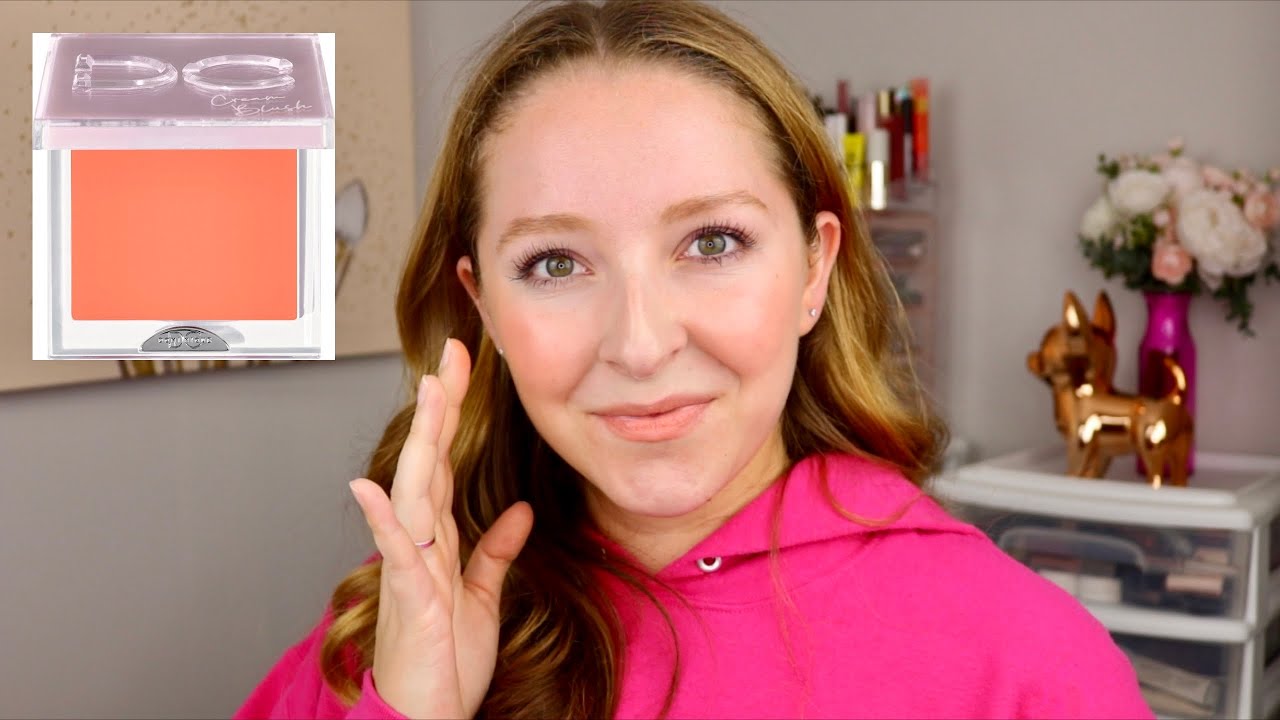 DOMINIQUE COSMETICS SILK TONE CREAM BLUSH REVIEW - YouTube