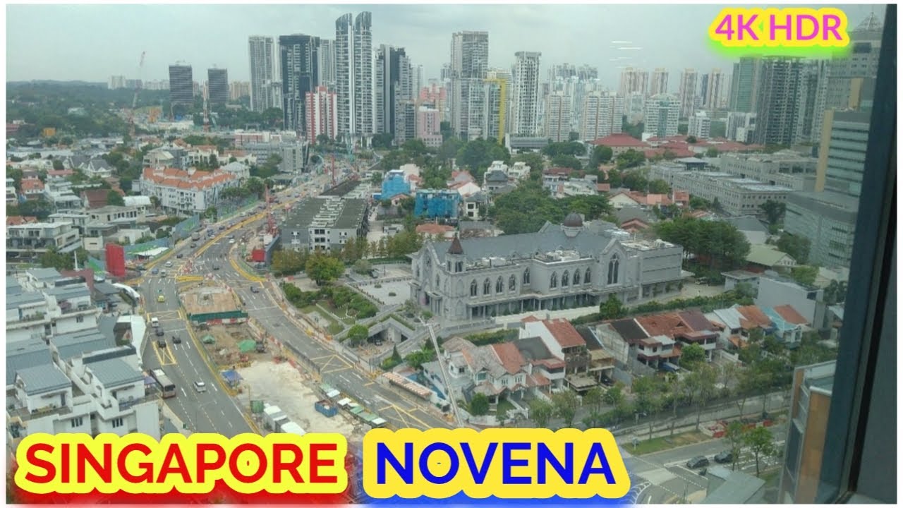 Singapore Amazing view from Novena /4K HDR/#singapore/Singai Vlogs ...