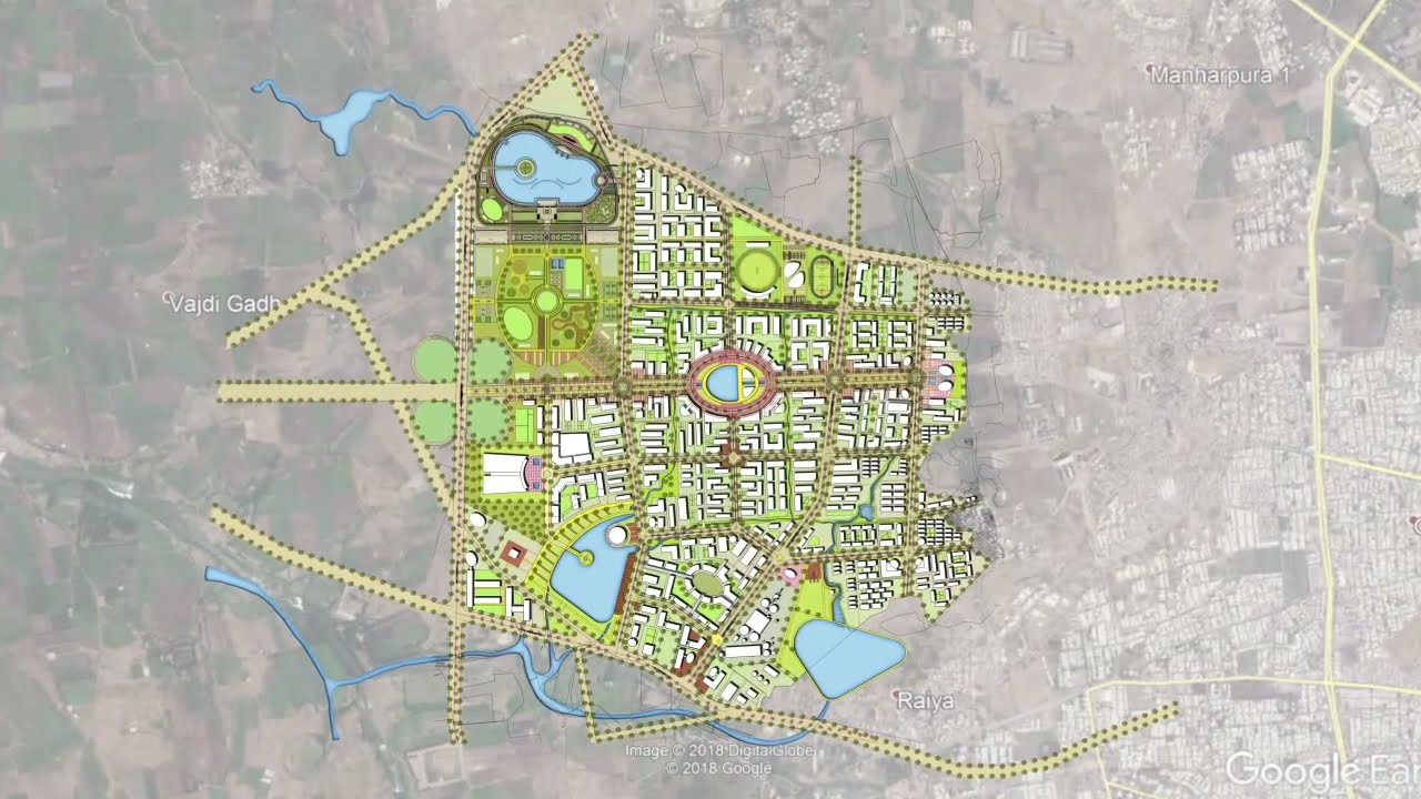 Rajkot Smart City Plan | Designed by INI Design Studio Launch by RMC - YouTube