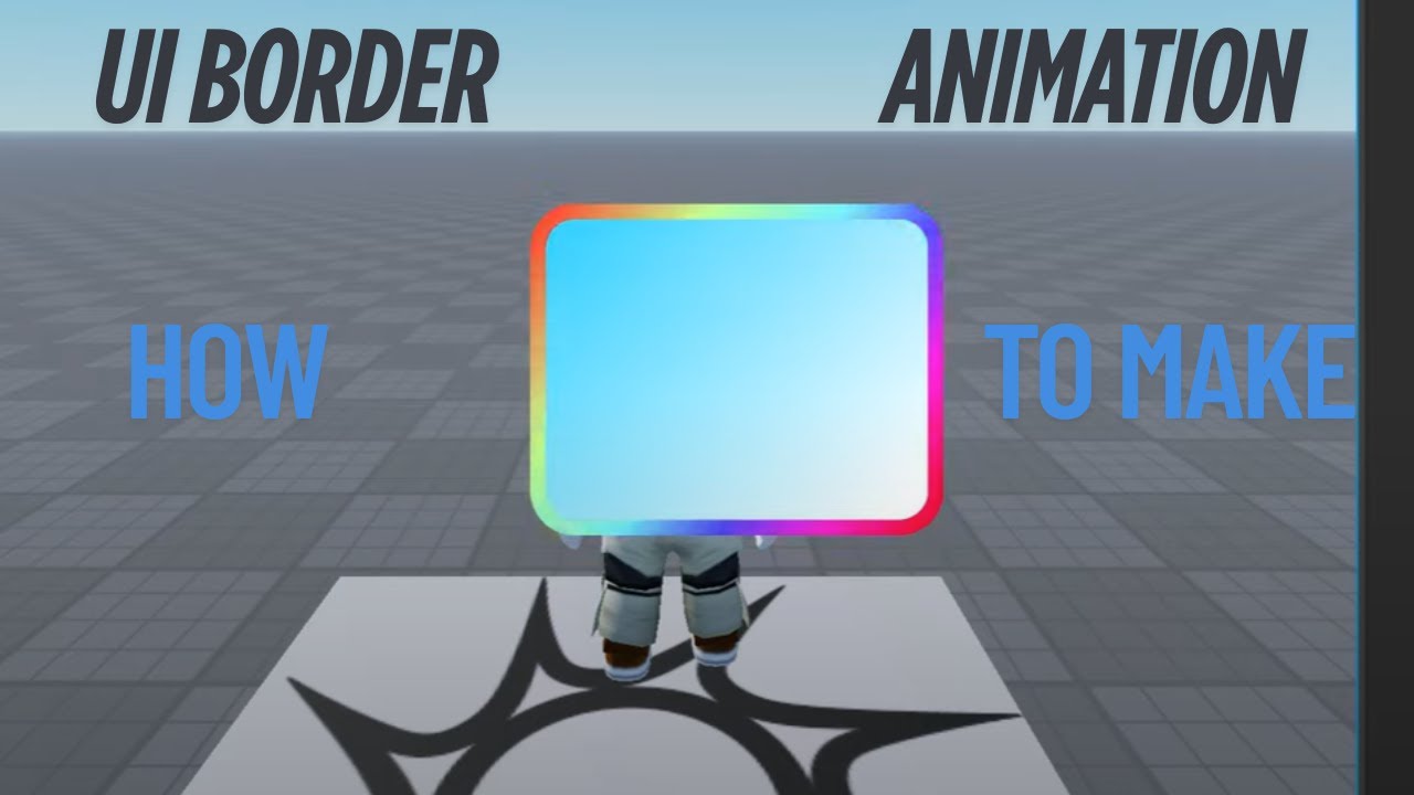 Roblox Studio - How to make UI border Animation - YouTube