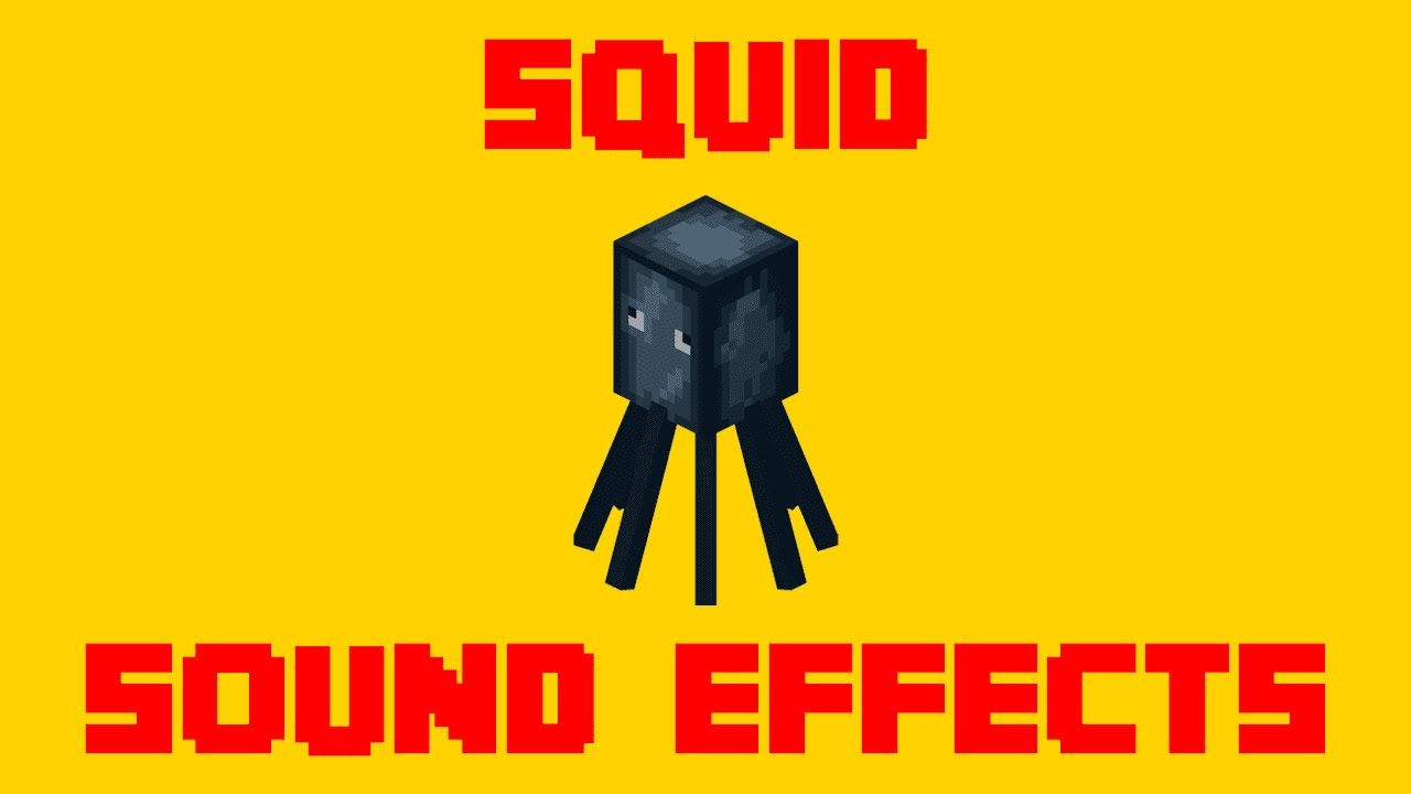 Minecraft Squid Sound Effects! - All Squid SFX For Editing! - YouTube