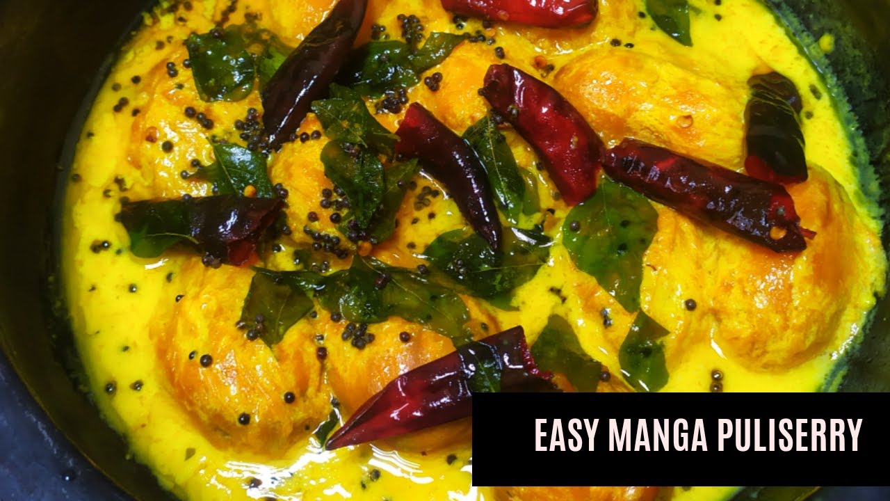 Easy mambazha puliserry | Pazhamanga curry | Sneha Bimal - YouTube