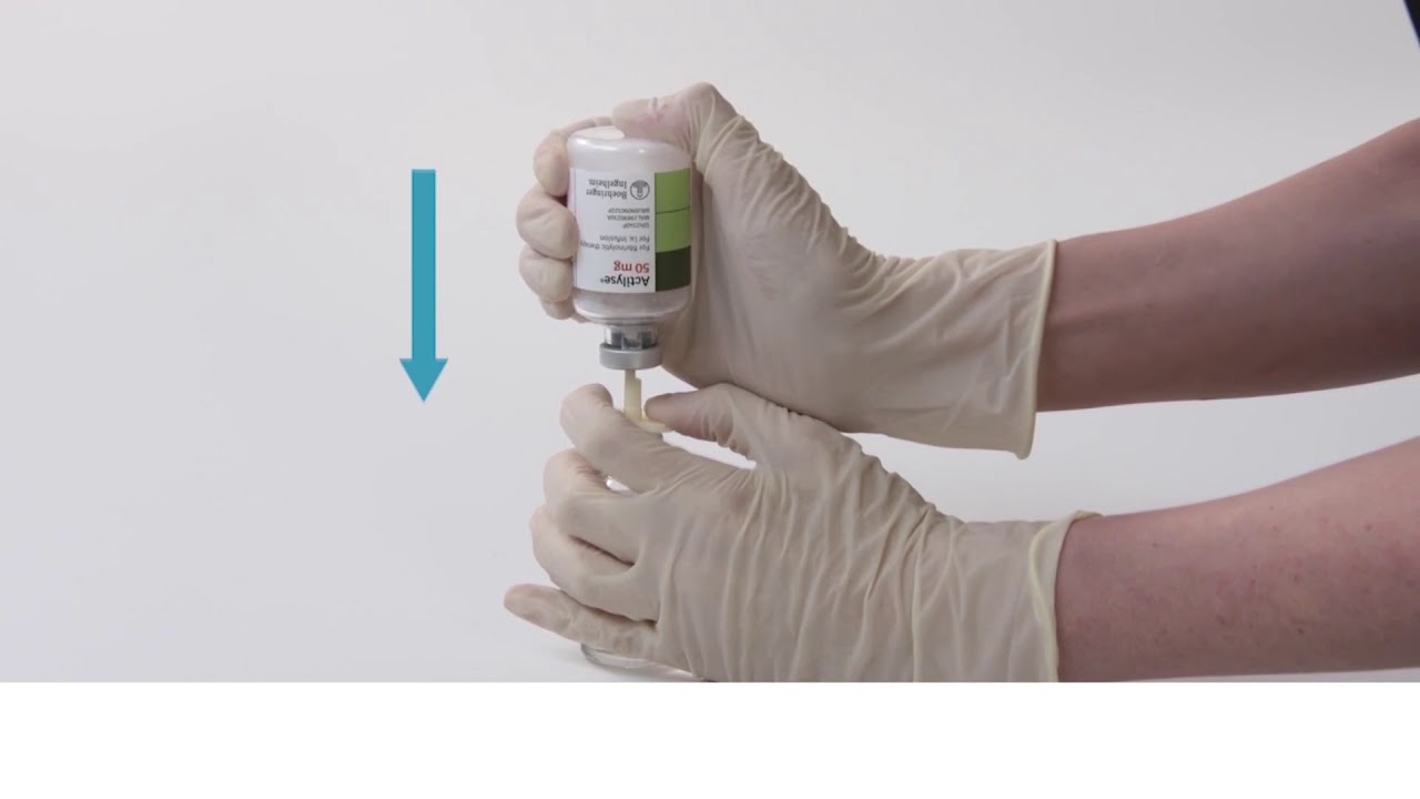 วิธีการผสมยา Actilyse® (Alteplase) - YouTube