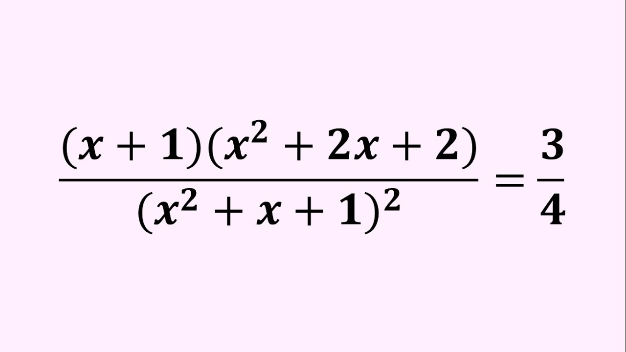 An Amazing Algebra Problem | Give It A Try! - YouTube