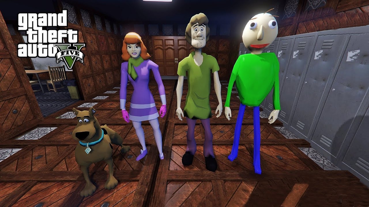 SCOOBY-DOO KORKUNÇ ÖĞRETMEN BALDİ'NİN PEŞİNDE (GTA 5 MODS) - YouTube