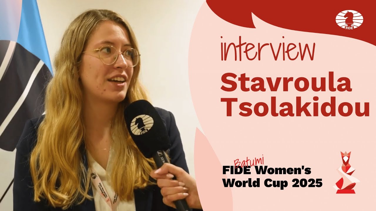 “I prefer having black pieces in the first round” - Stavroula ...
