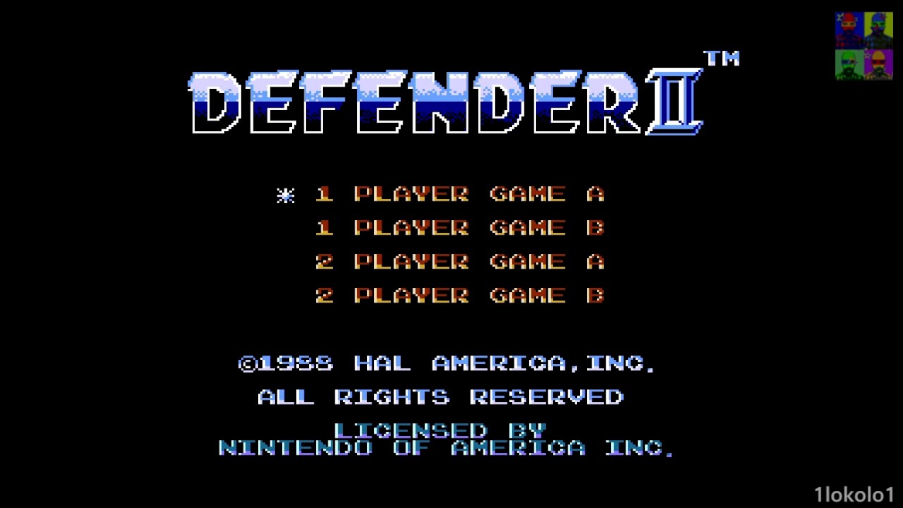 Defender II on Mini NES Classic // Midway Classic Great Conversion by ...