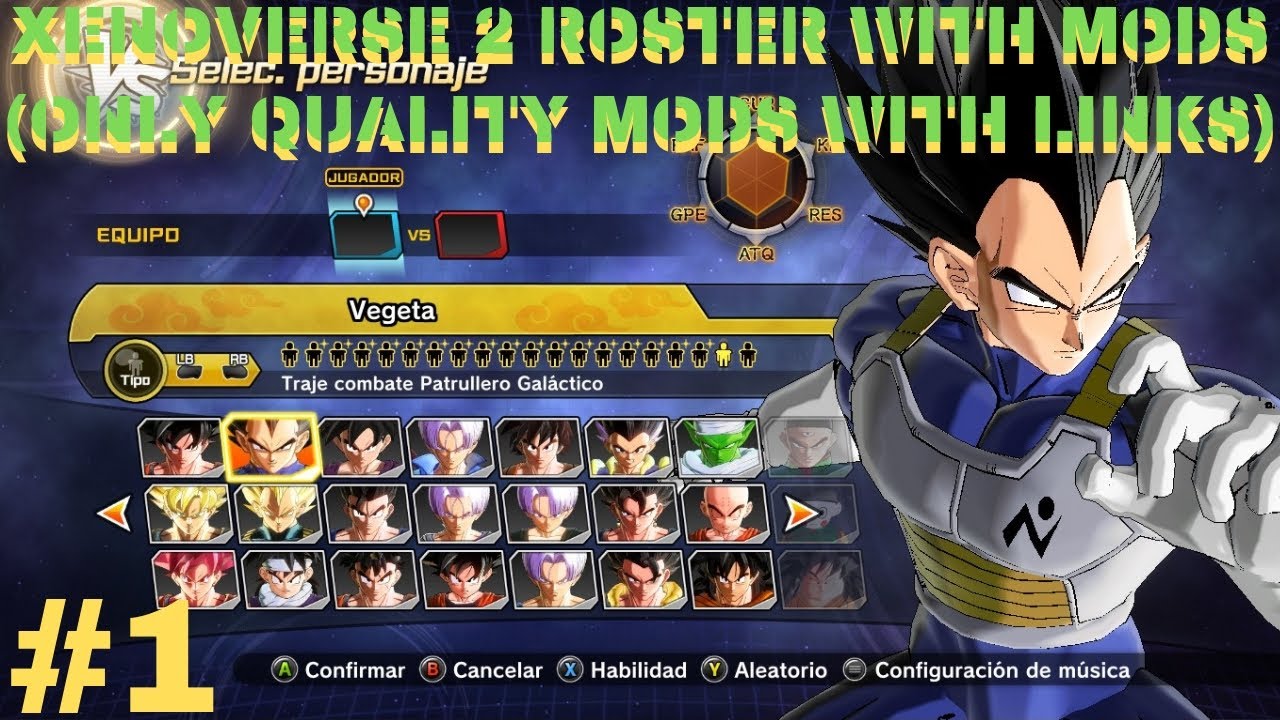 XENOVERSE 2 MODS WITH LINKS VOL.1 (ONLY QUALITY MODS) - YouTube