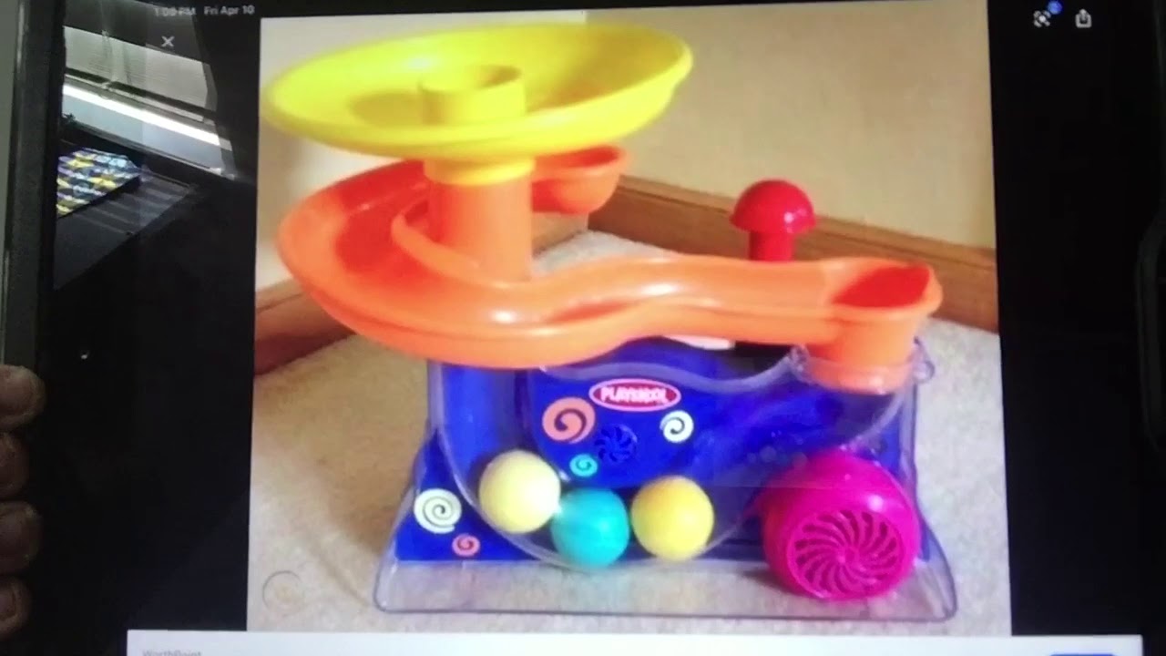 Playskool busy ball popper - YouTube