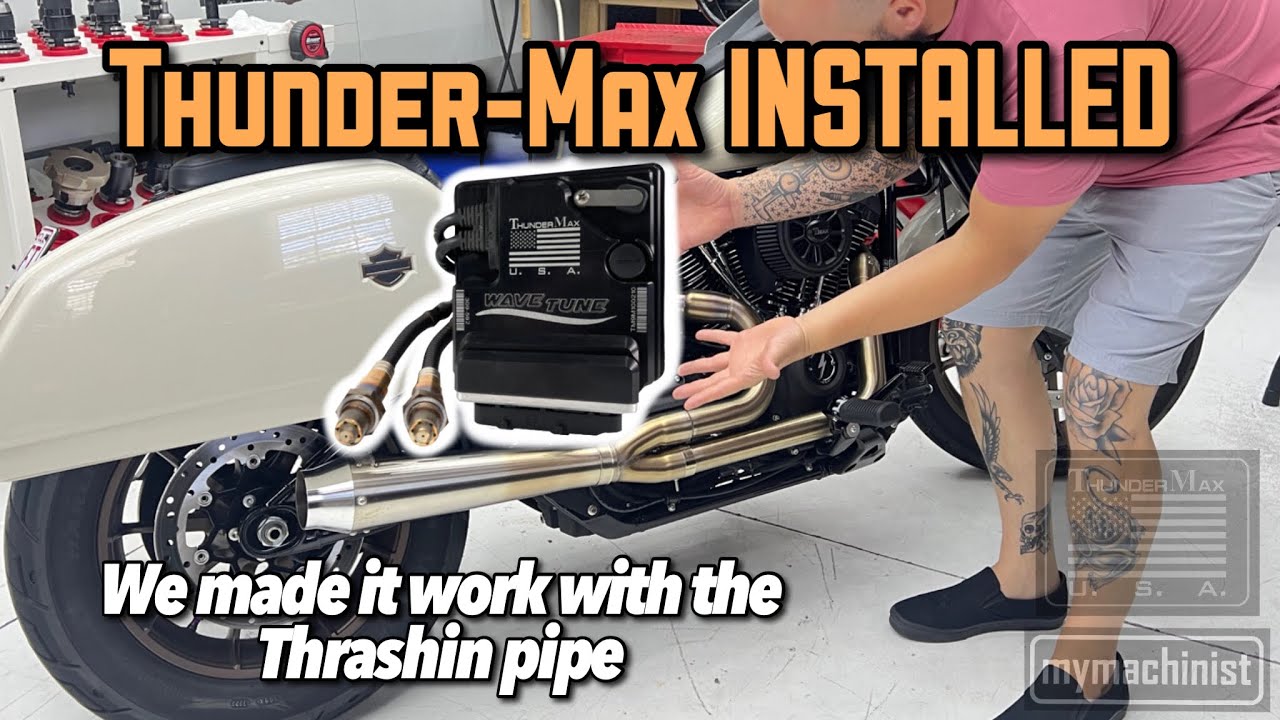 Installing a Thundermax Tuning Module on my Wife's FXLRST - YouTube