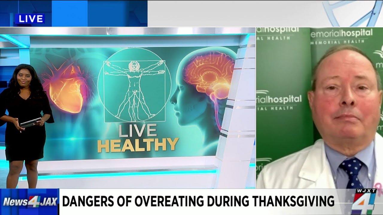 Dangers of overeating during Thanksgiving - YouTube