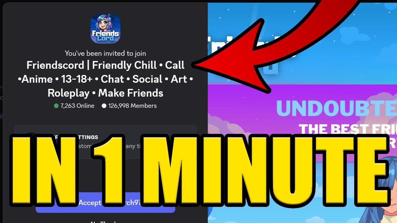 HOW to JOIN 13+ DISCORD SERVER PC & MOBILE - YouTube