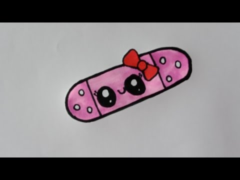 How to draw a bandage | Easy bandage drawing step by step | #DreamArt# ...