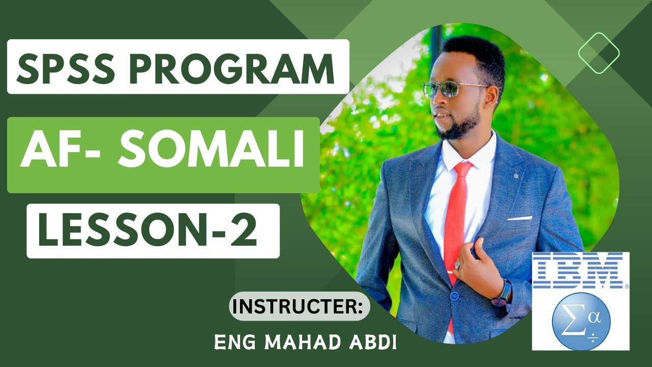 spss Tutorial Afsoomali_ lesson _2 - YouTube