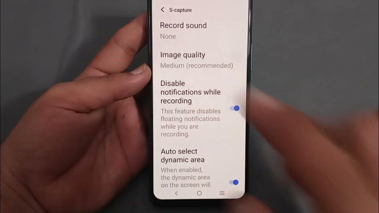 IQOO 3, how to use disable notification while recording, IQOO mobile mein disable notification ...