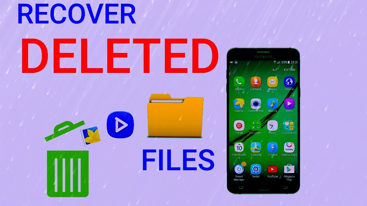 How to recover deleted files on android (rooted & non-rooted) - YouTube