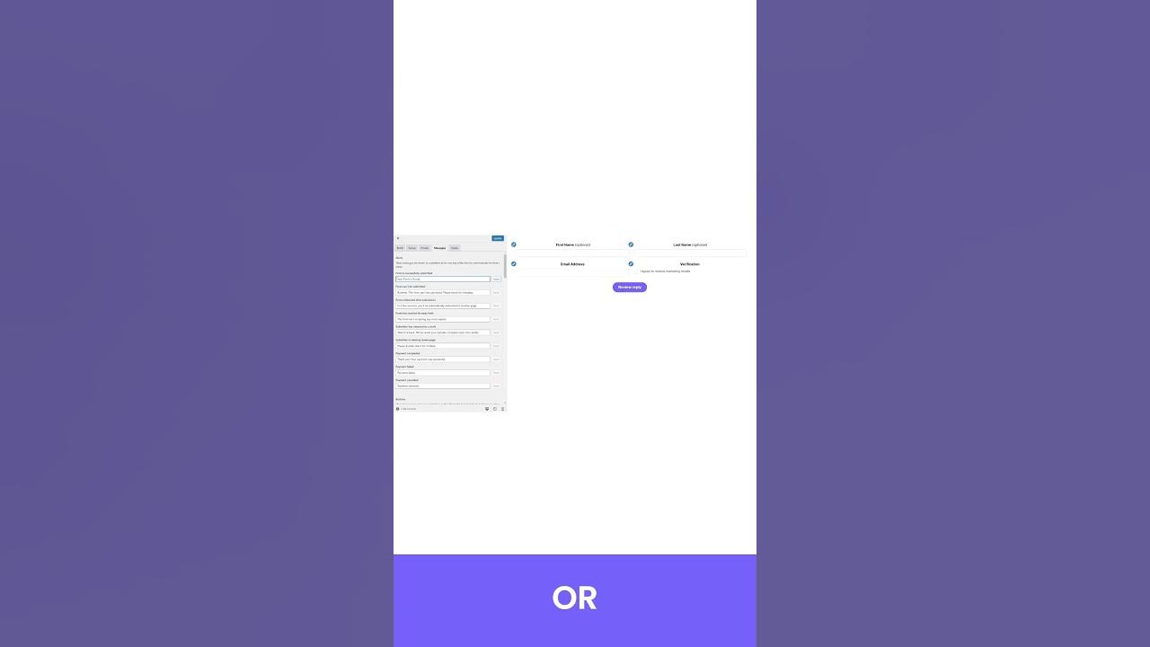 3 Form Messages Features of Happyforms - YouTube