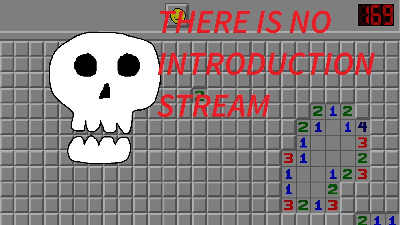 Skeleton VTuber plays Minesweeper - YouTube