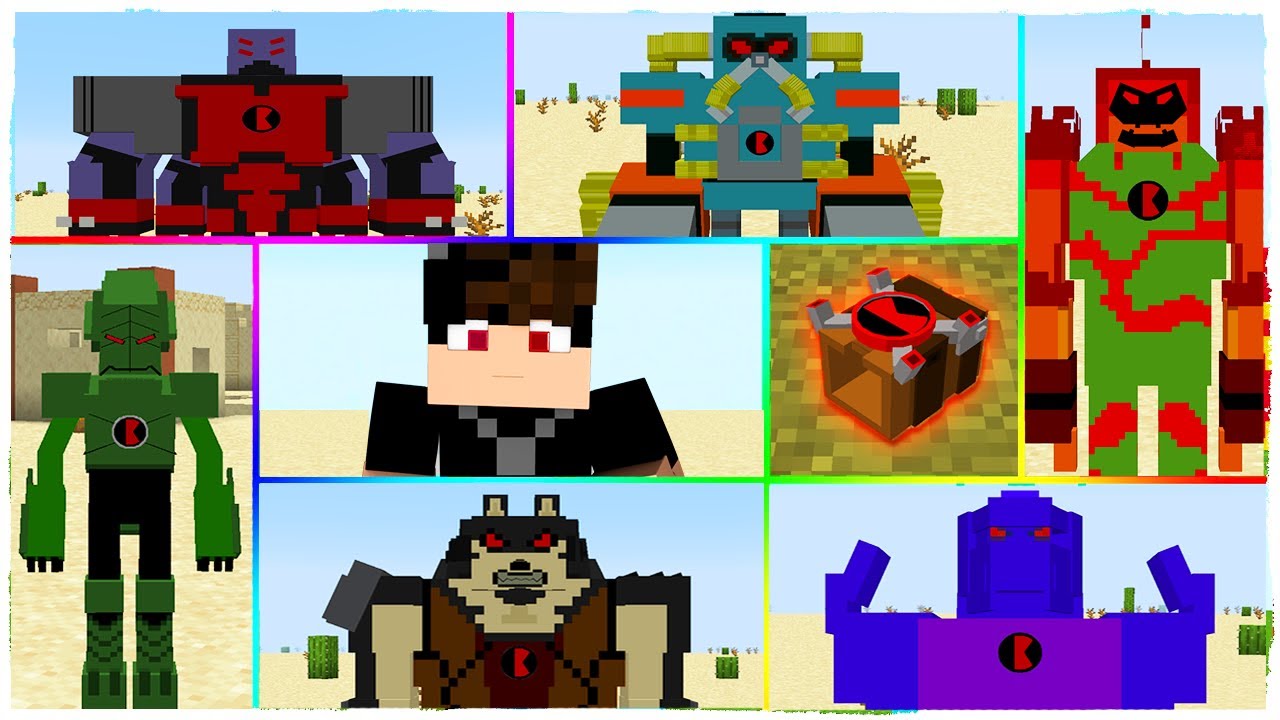 KEVİN 11 ANTİTRİX MODU! - BEN 10 MİNECRAFT MOD - YouTube