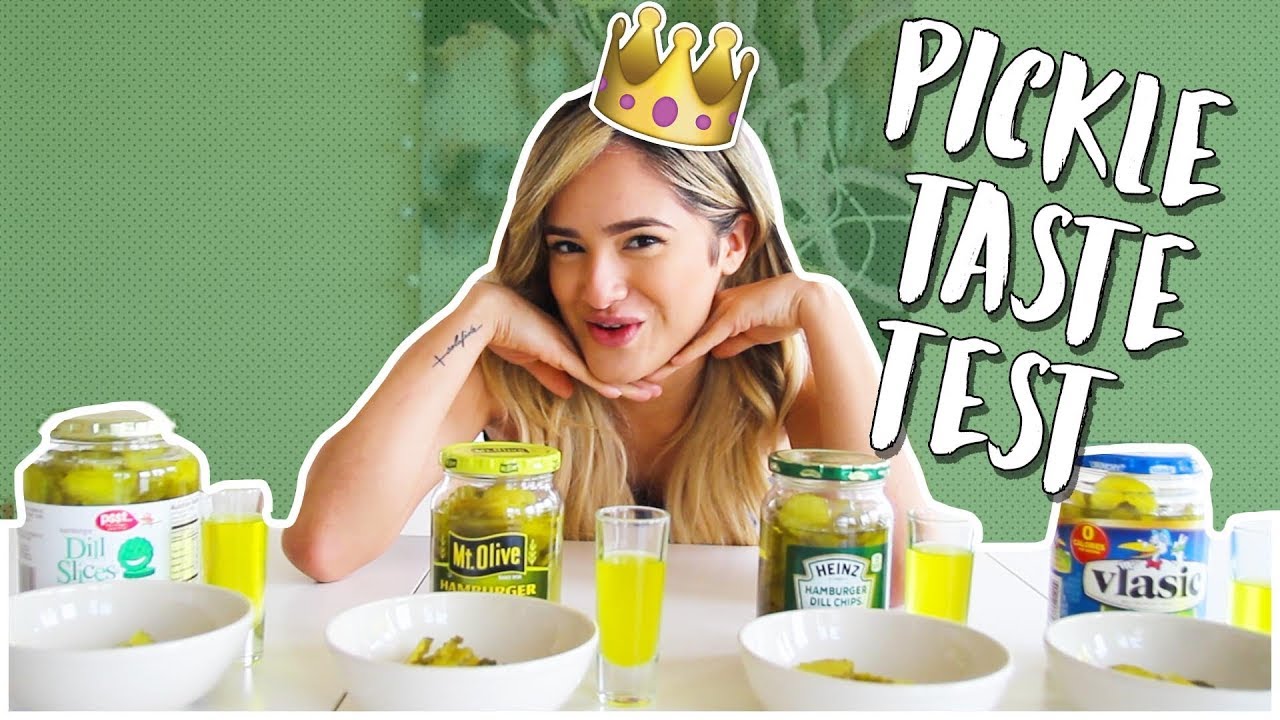 Blindfolded Pickle Taste Test Challenge! - YouTube