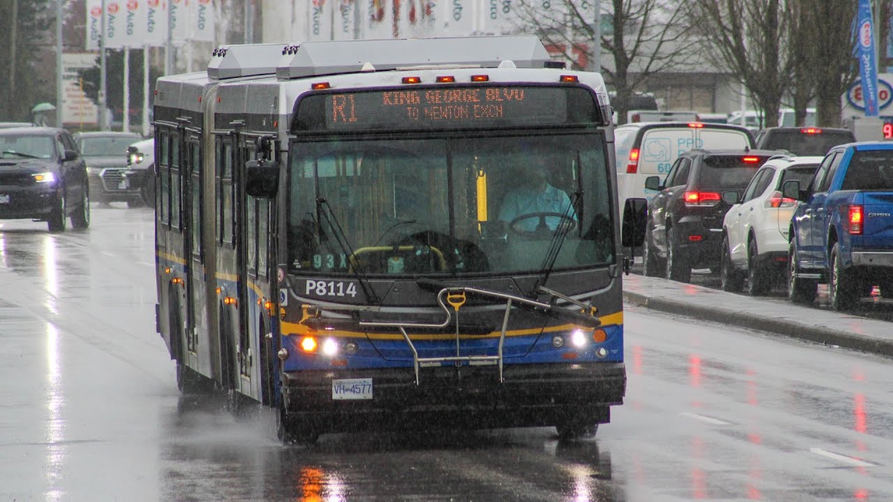 TransLink 2007 New Flyer D60LFR - P8114 on route R1 King George ...