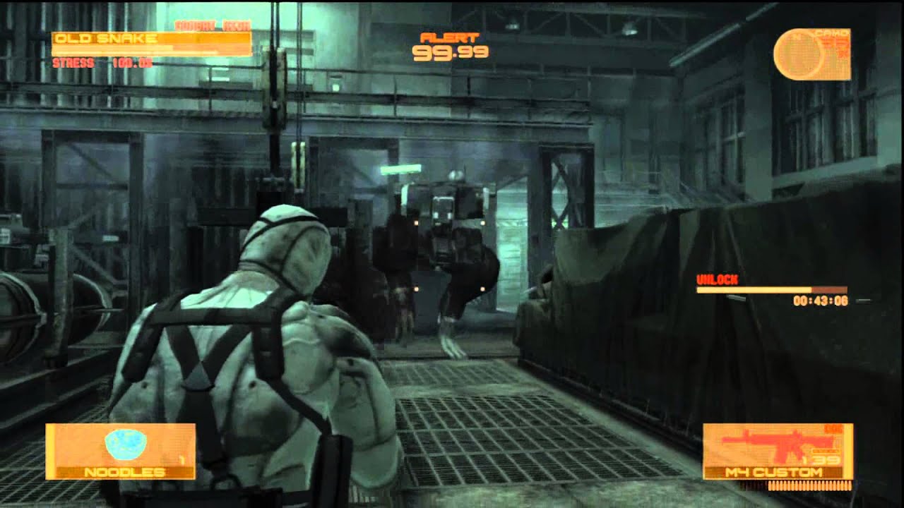 Metal Gear Solid 4 - Act 4 Twin Suns Shadow Moses Distract Gecko Mk.III ...