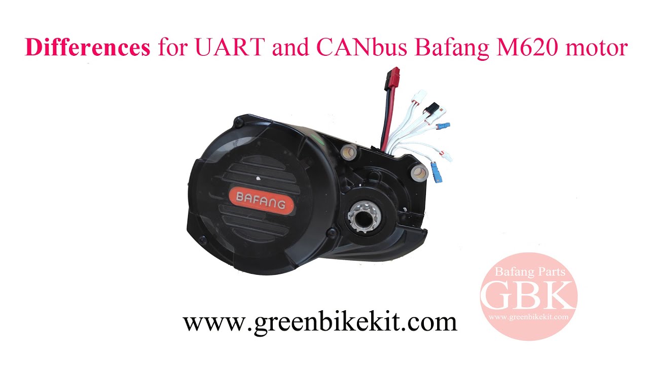 Difference for Bafang M620 UART and CANbus motor - YouTube