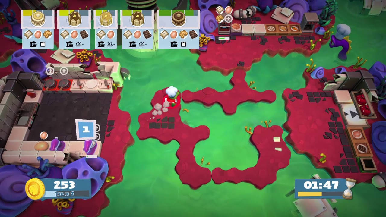 Overcooked 2 - Level 6-2 - 3 Stars Walkthrough - YouTube