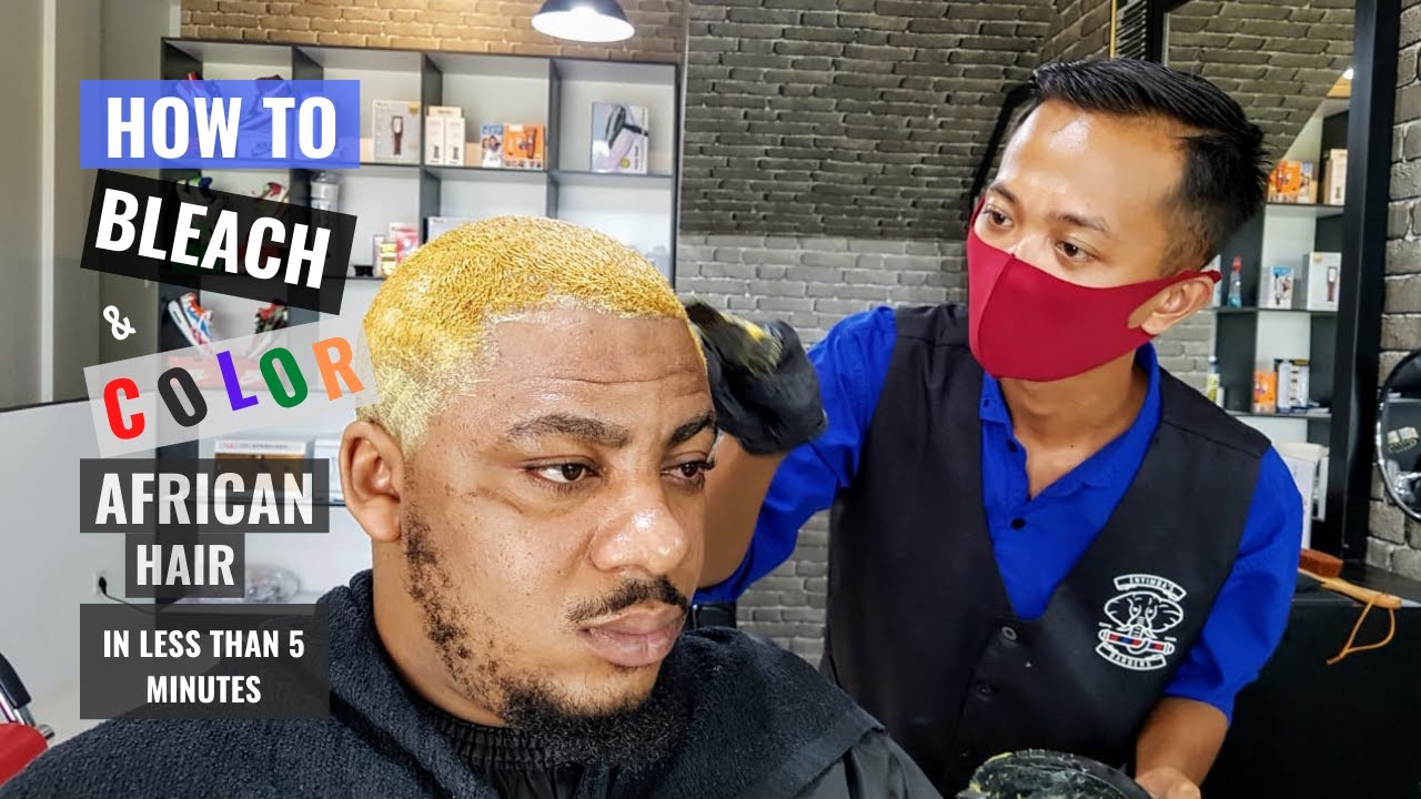 How To Bleach Color African Hair In Less Than 5 Minutes YouTube how-to-bleach-color-african-hair-in-less-than-5-minutes-youtube