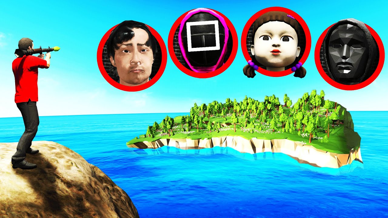 Exploring SQUID GAME ISLAND In GTA 5 (Secret) - YouTube