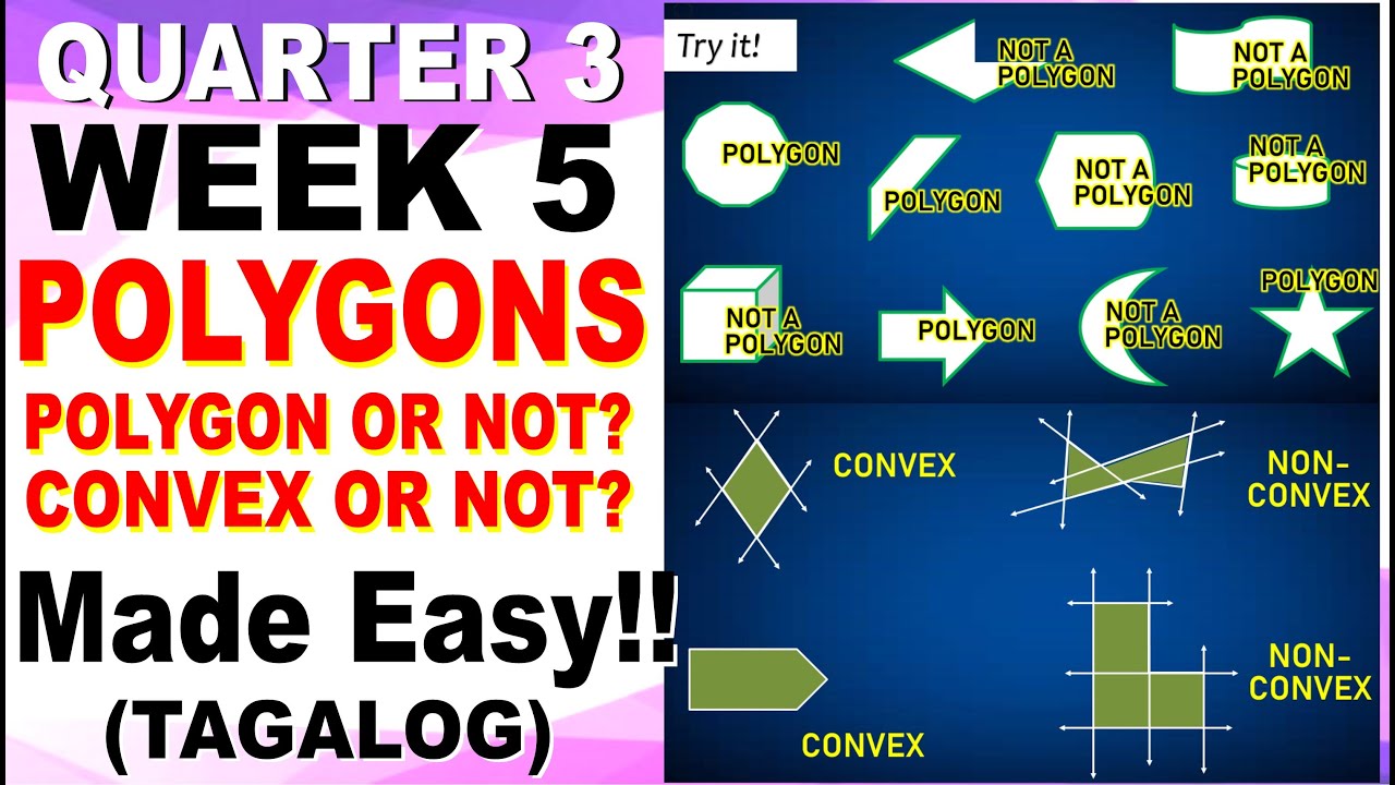 MATH 7 Q3: WEEK 5: POLYGONS (TAGALOG EXPLANATION) - YouTube