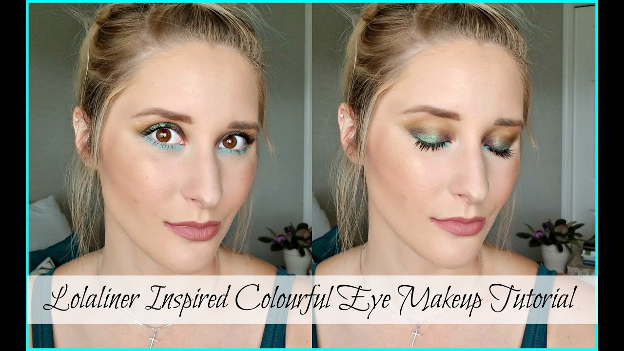 Colorful Lola Liner Inspired Makeup Tutorial | Shauna Emily - YouTube