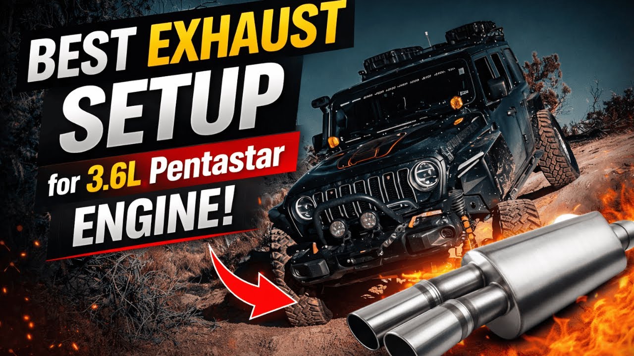 My Exhaust Setup | 3.6L Jeep JLUR | Mini V8 - YouTube